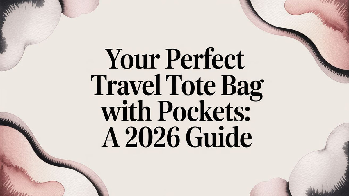 Your Perfect Travel Tote Bag With Pockets: A 2026 Guide – Urban Totes